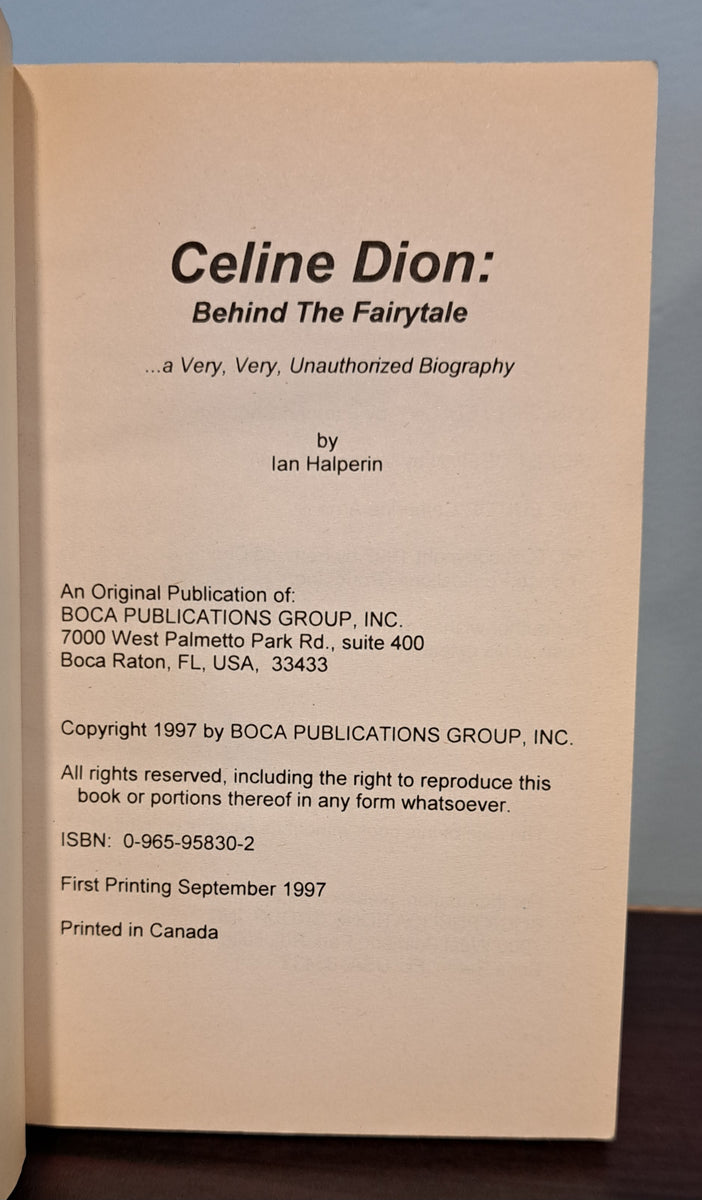 Celine Dion: Behind The Fairy Tale – Juniper Books Inc